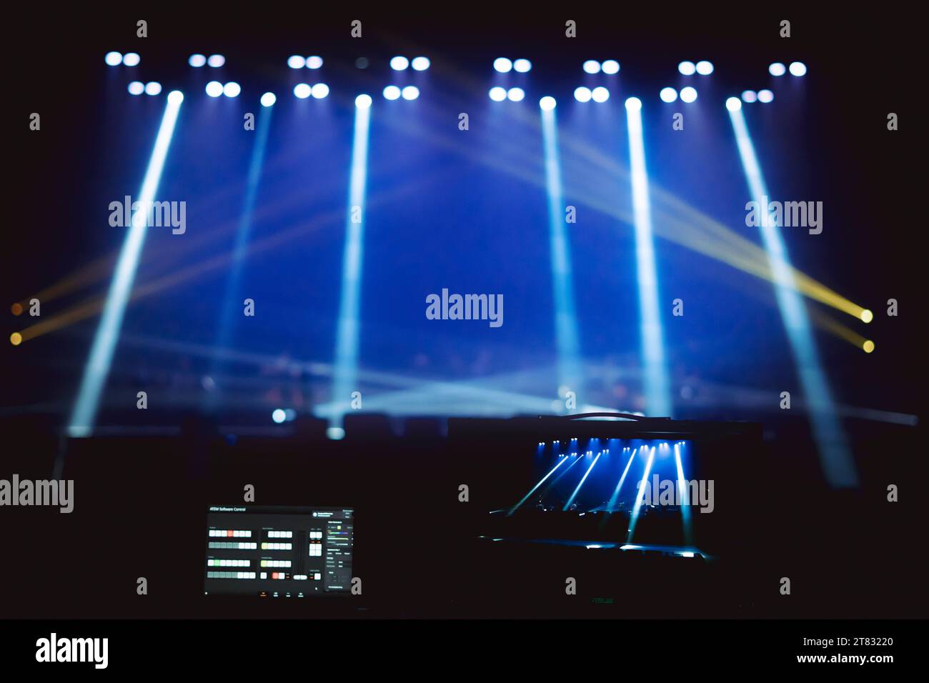 stage lighting in the concert hall Stock Photo - Alamy