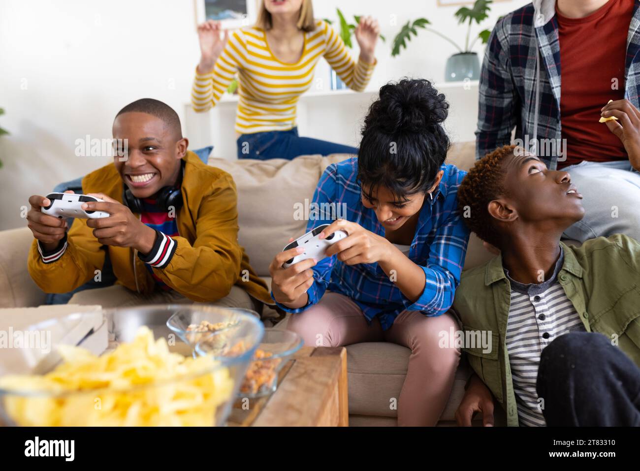 Game snacks hi-res stock photography and images - Alamy