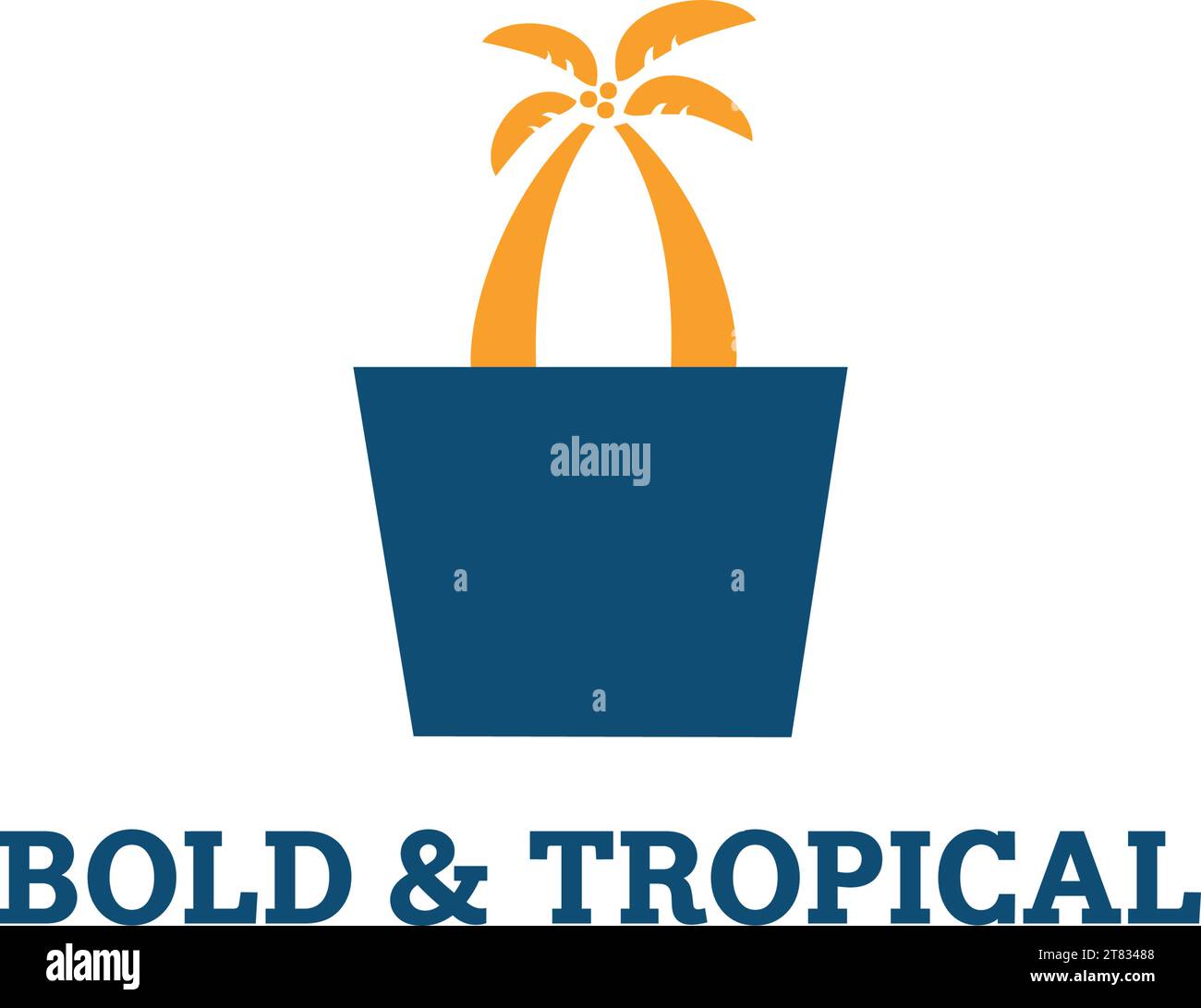 Beach Brand Logo Design Selling Luxury Hats and Tote Bags with vector ...