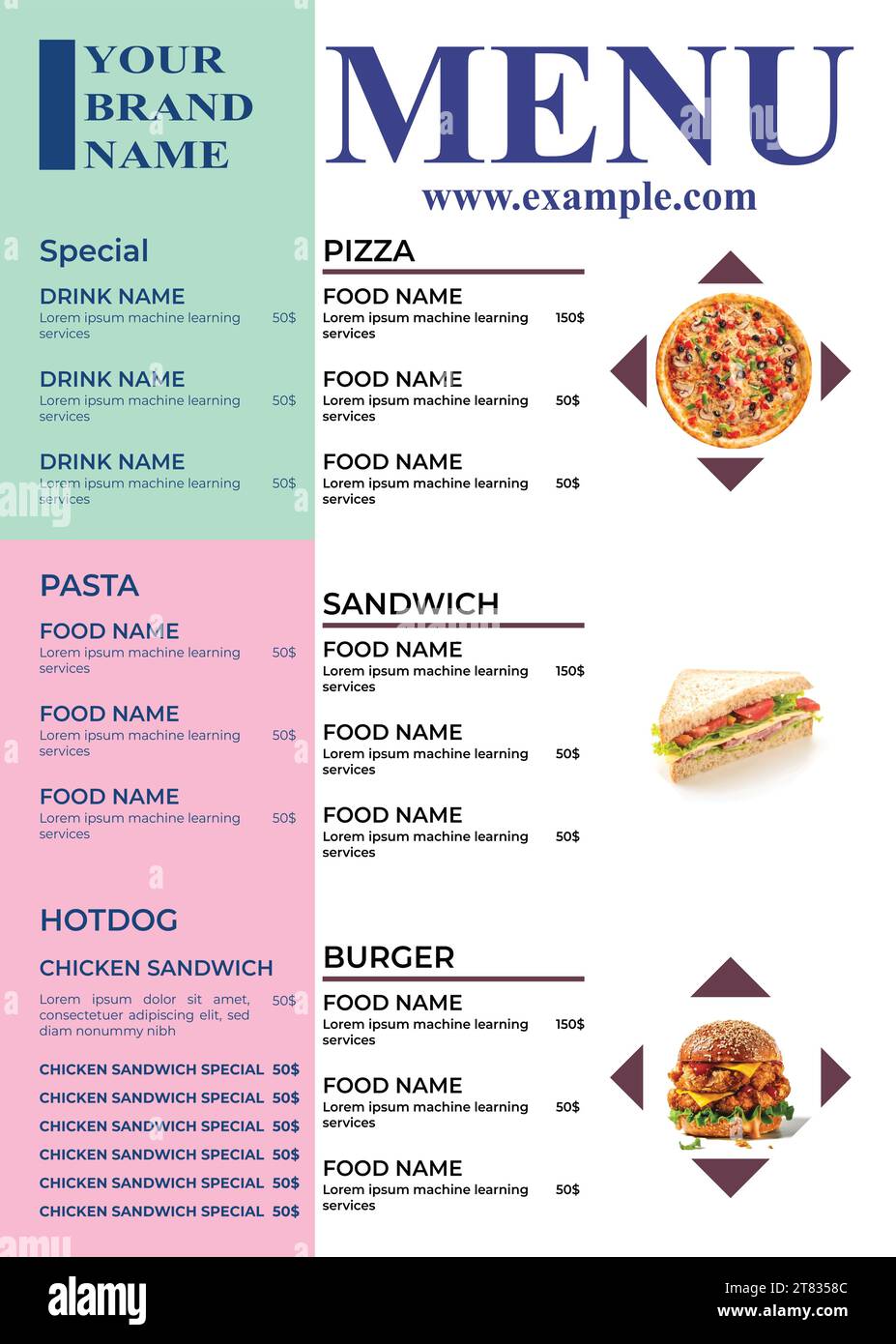 Brunch cocktails Stock Vector Images - Alamy