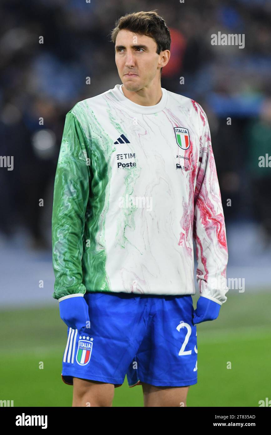 Andrea Cambiaso of Italy during football match Euro 2024 qualifying ...