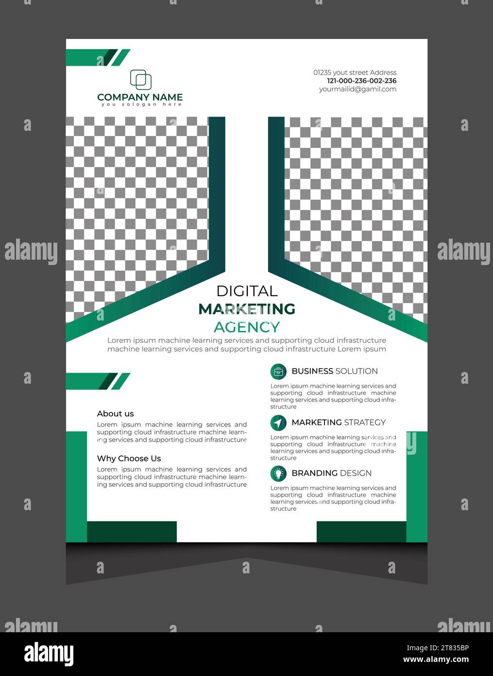 Poster business flyer hi-res stock photography and images - Alamy