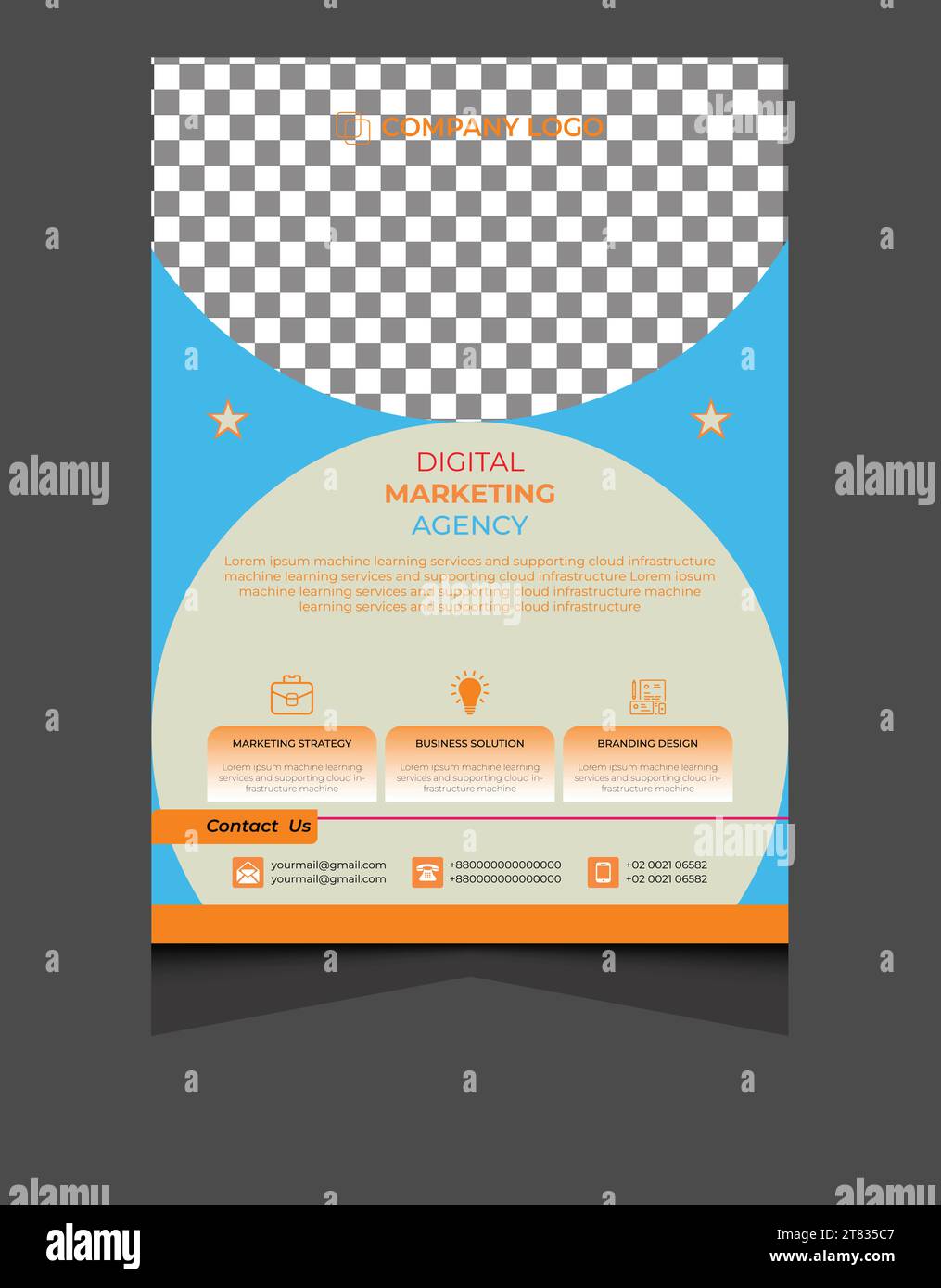 Poster business flyer hi-res stock photography and images - Alamy