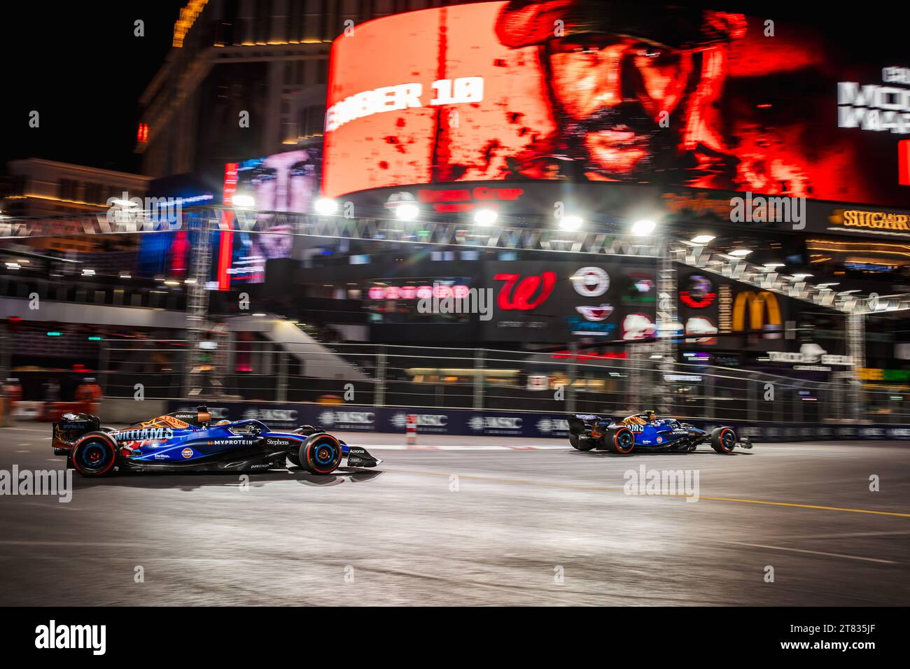 Las Vegas, USA. 17th Nov, 2023. Logan Sargeant (USA) Williams Racing ...