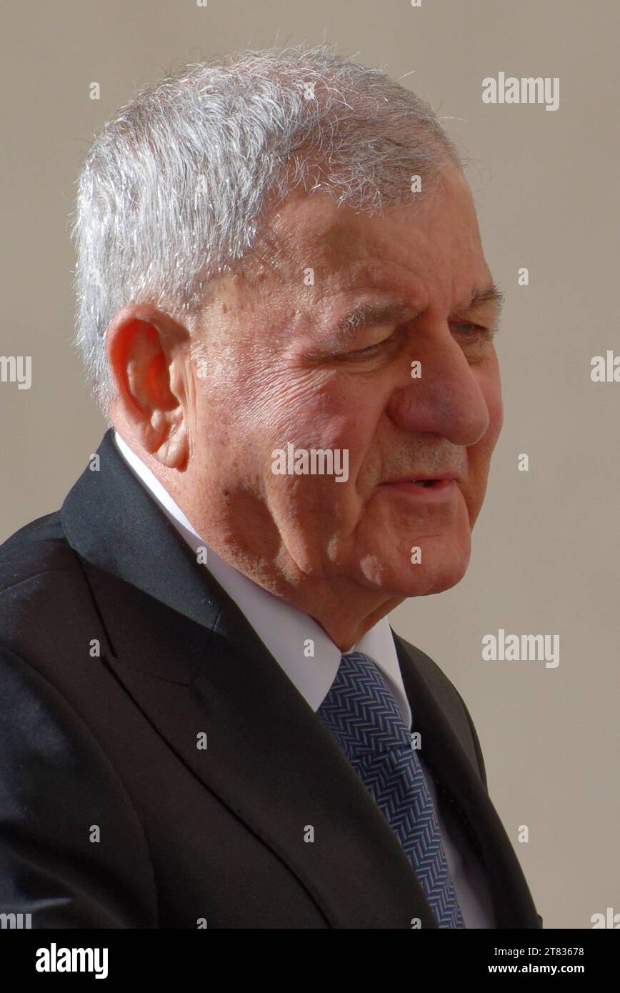 President of Iraq Abdul Latif Jamal Rashid arrive at the Vatican for a ...