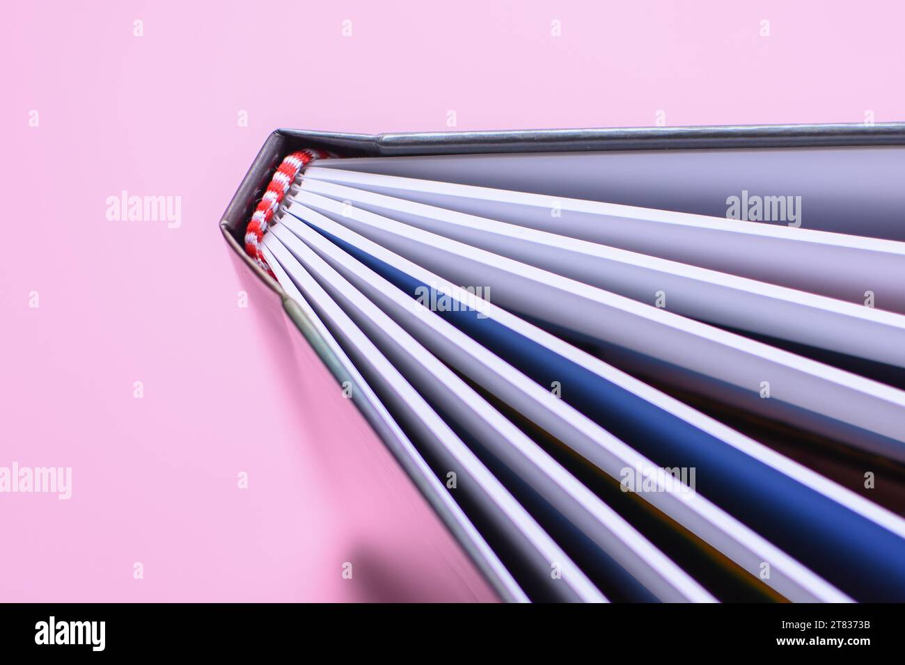 photo album close-up. photo book. shallow depth of field Stock Photo ...