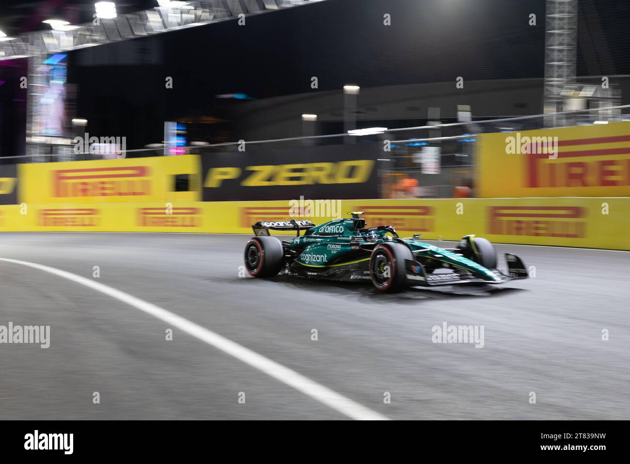 Las Vegas, Nevada - November 17th, 2023: Fernando Alonso, driver of the ...