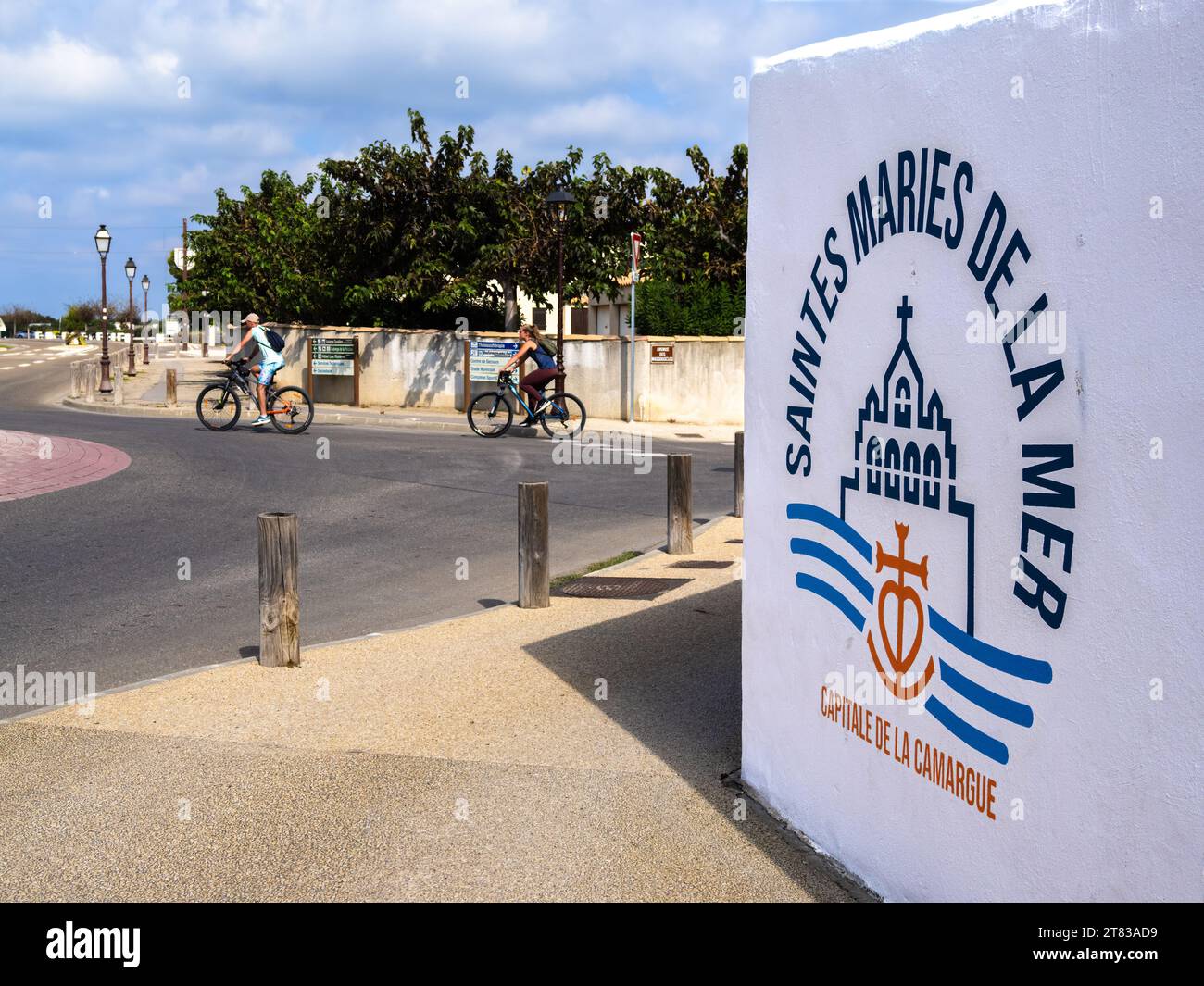 Saintes Maries de la Mer, France - October 2, 2023: Saintes Maries de ...