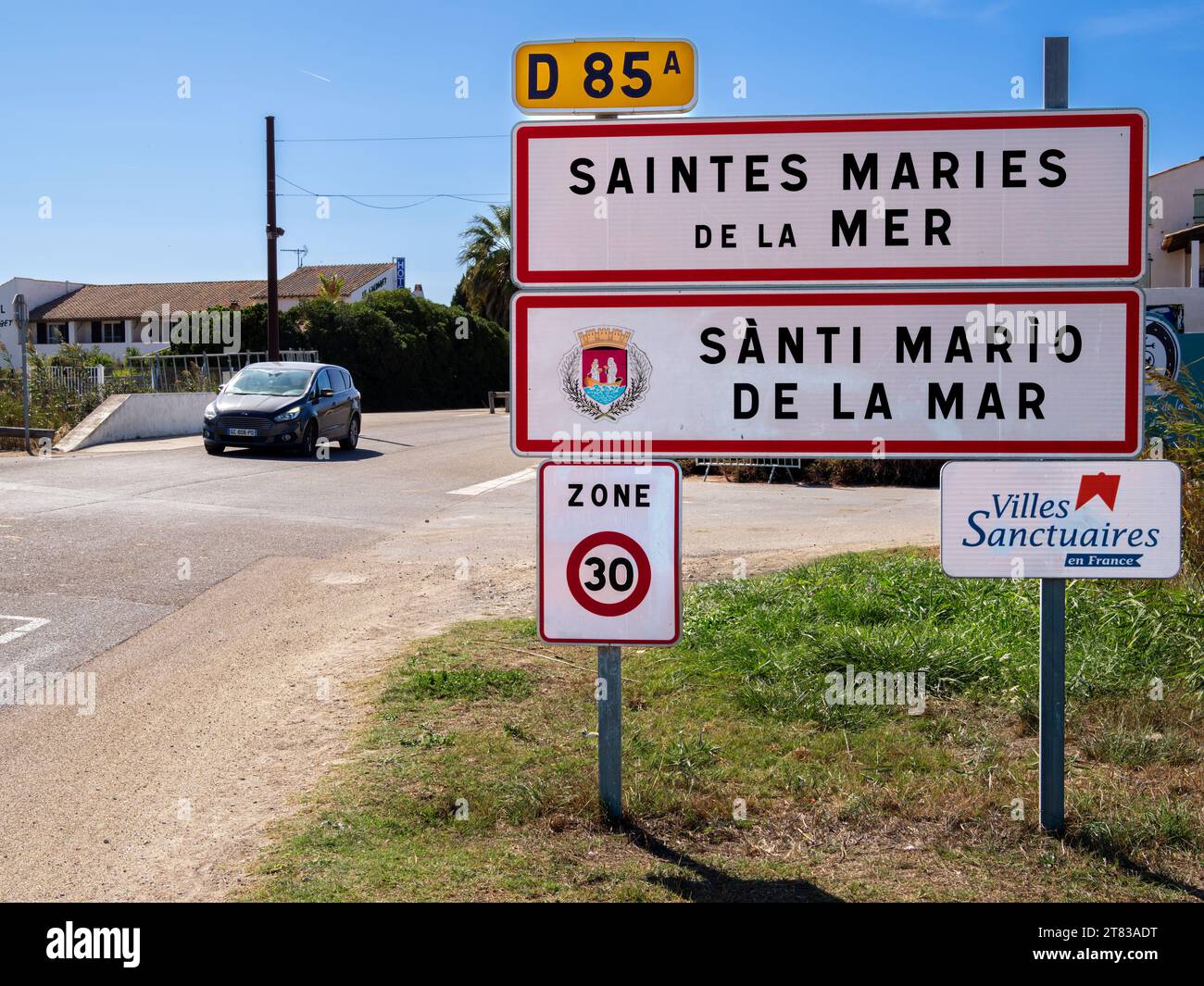 Saintes Maries de la Mer, France - October 2, 2023: Saintes Maries de ...