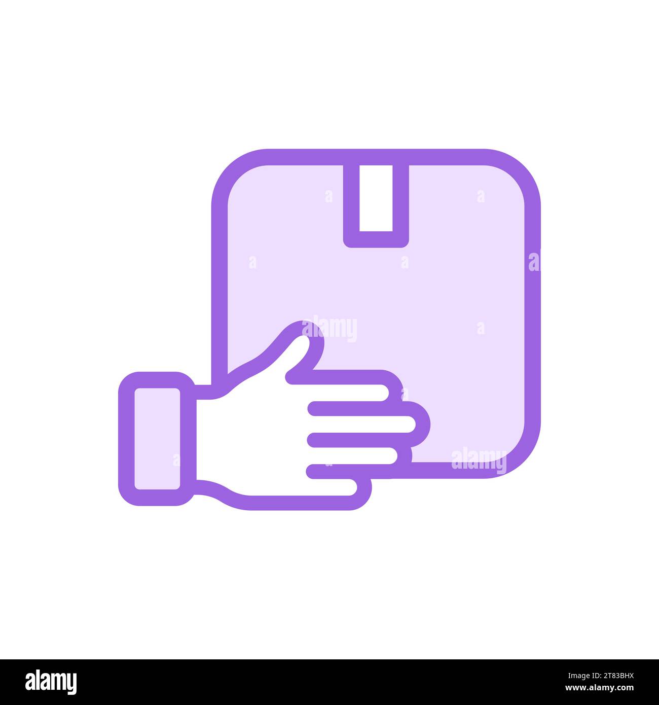 Delivery boy outline Cut Out Stock Images & Pictures - Alamy