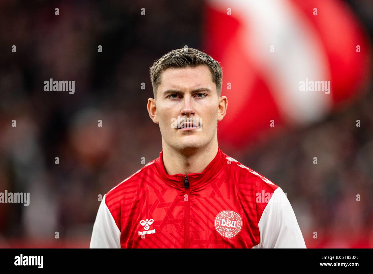 Copenhagen, Denmark. 17th Nov, 2023. Jonas Wind of Denmark seen during ...