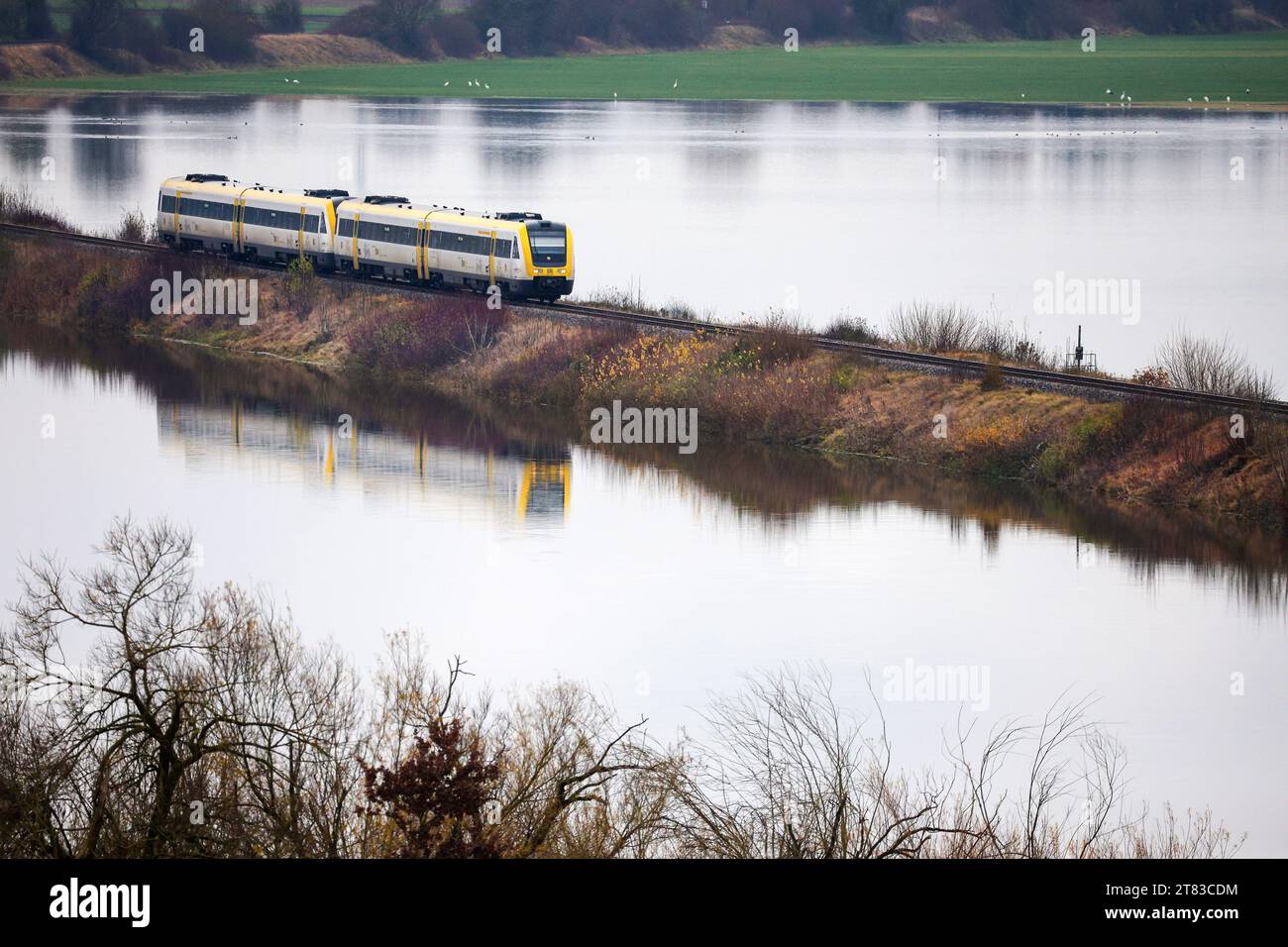 Flooded railroad embankment hi-res stock photography and images - Alamy
