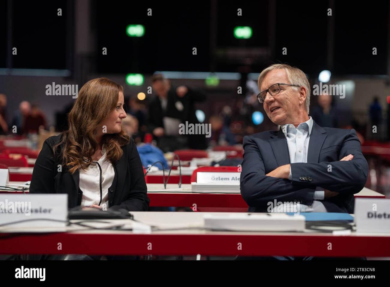 Augsburger Parteitag 2023 Die Linke Janine Wissler, Parteivorsitzende ...