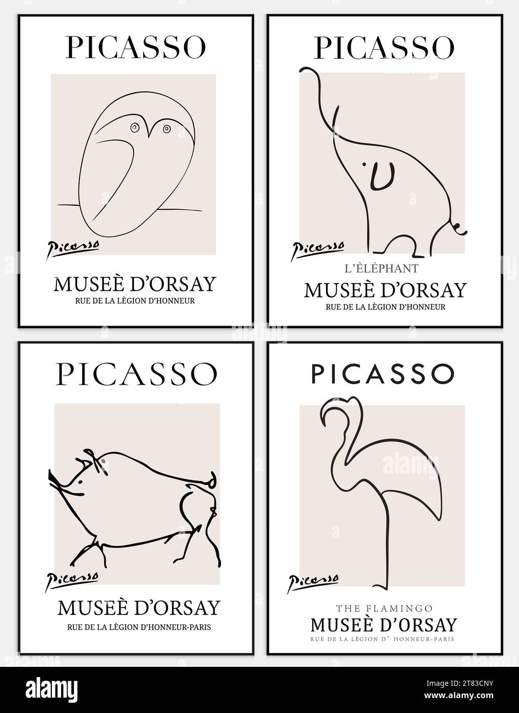 Picasso wall art Stock Vector Images - Alamy