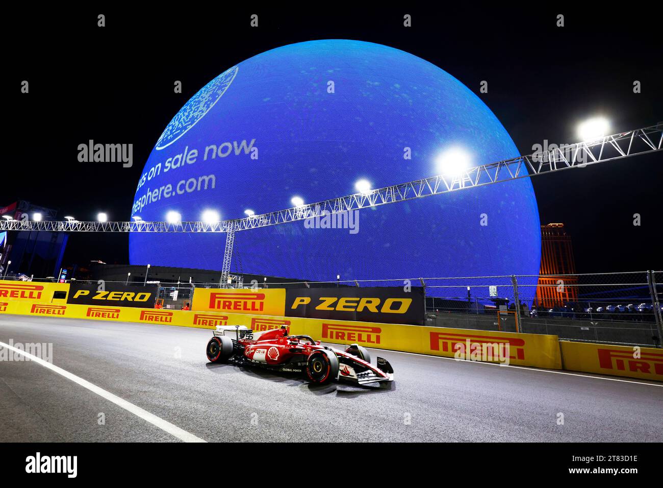 LAS VEGAS, NV - NOVEMBER 18: Ferrari driver Carlos Sainz (55) of Spain ...