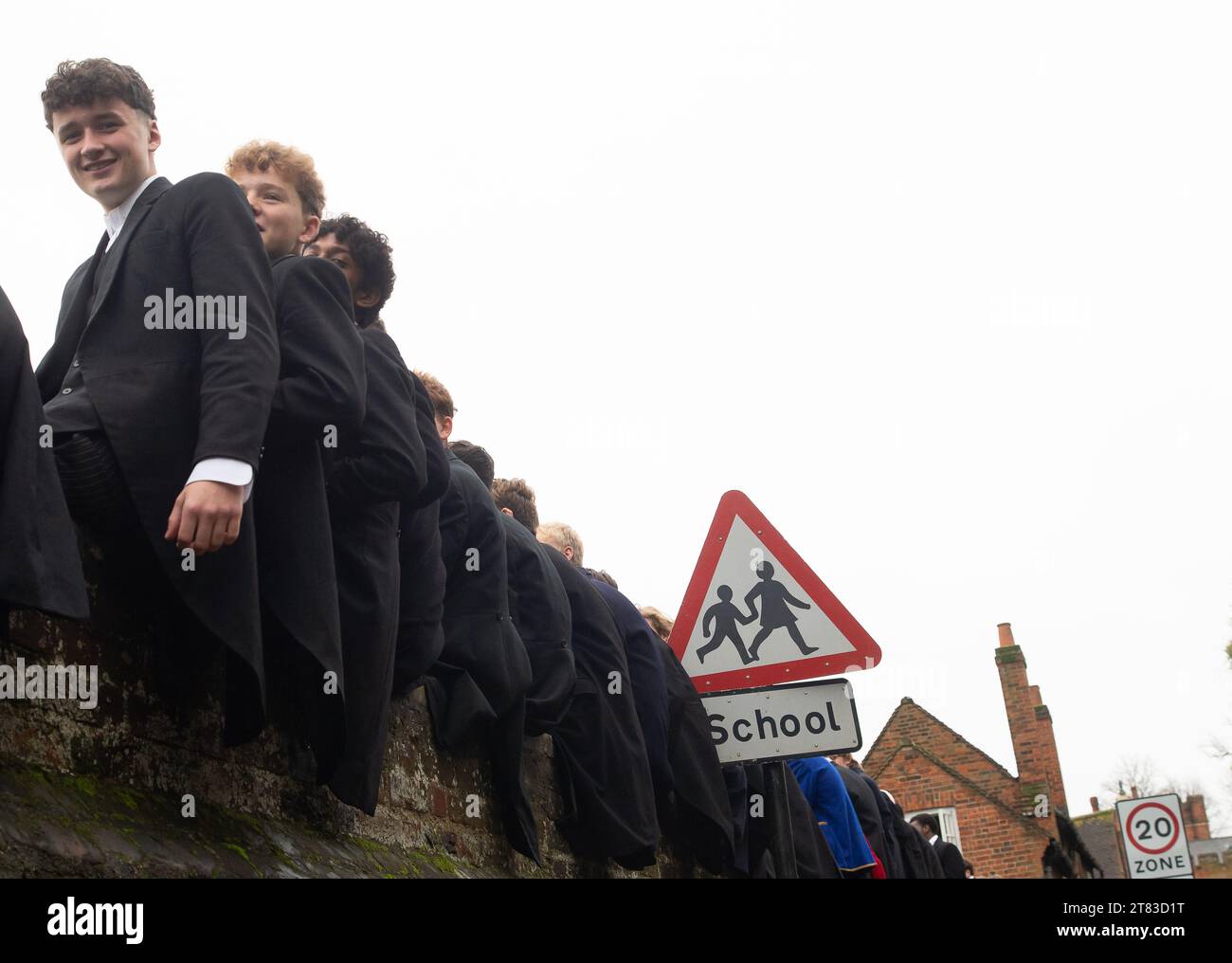 Boris johnson eton wall game hi-res stock photography and images - Alamy