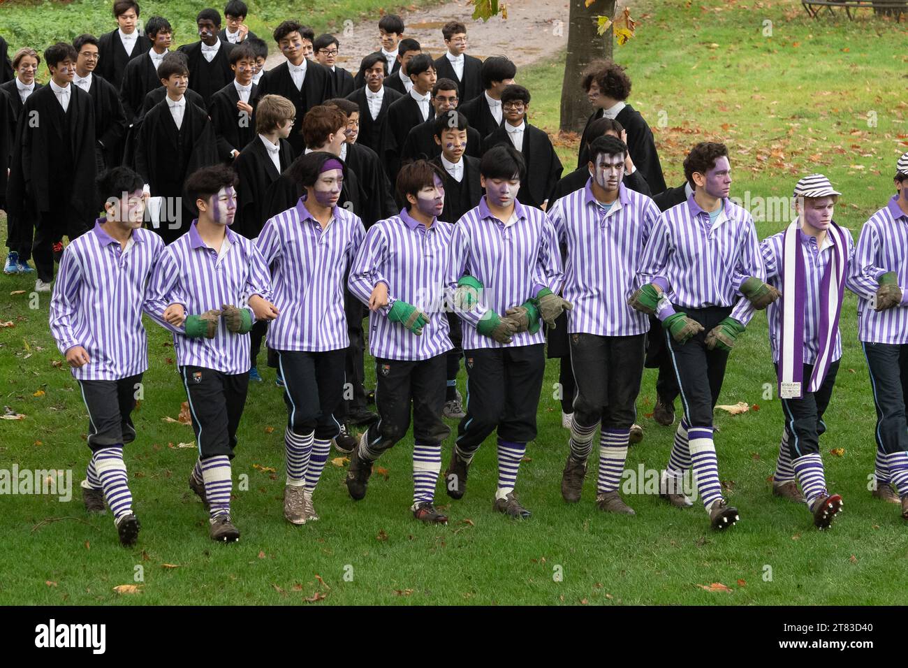 Eton, Windsor, Berkshire, UK. 18th November, 2023. It was a busy day ...