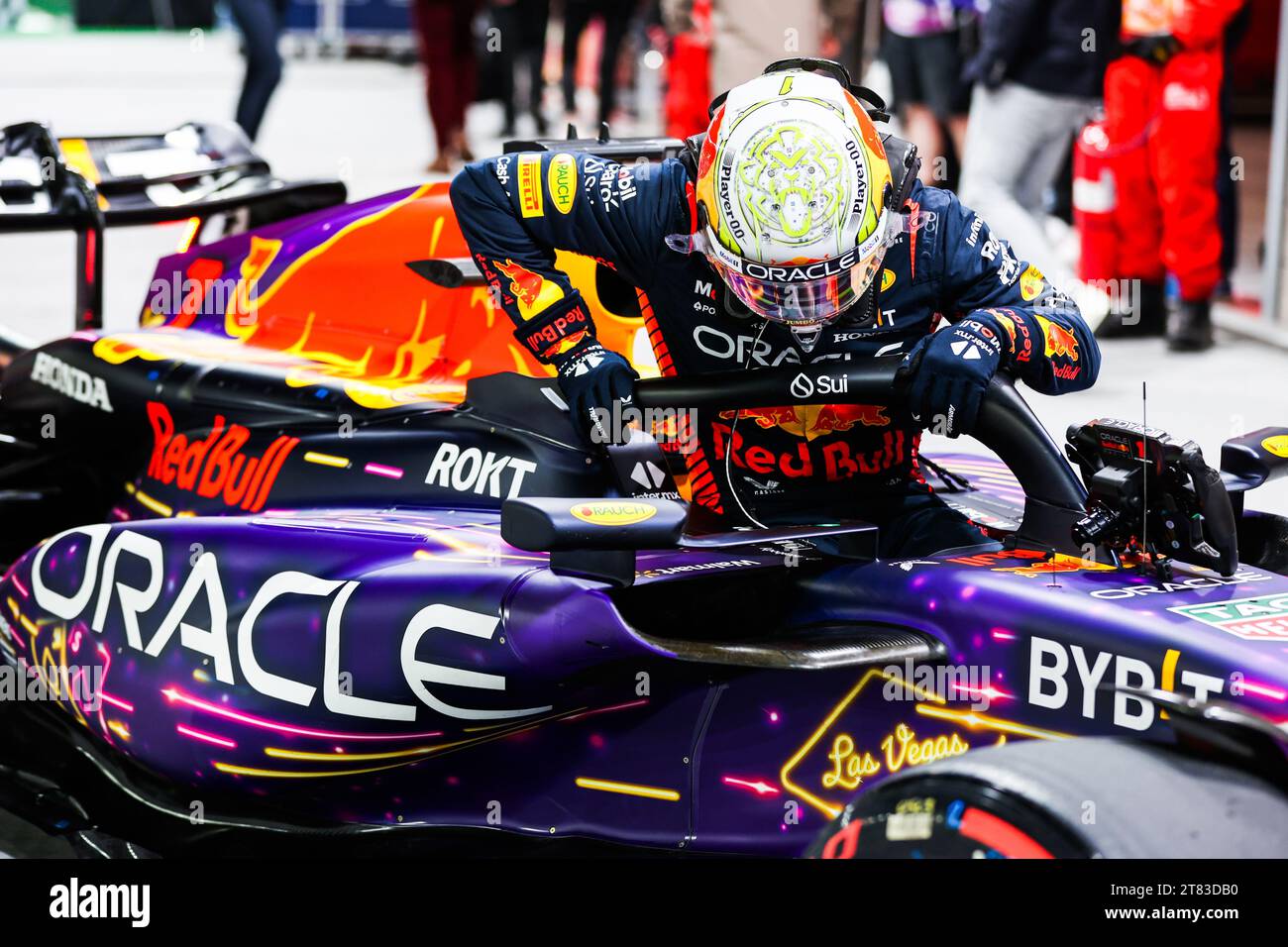VERSTAPPEN Max (ned), Red Bull Racing RB19, portrait during the 2023 Formula 1 Heineken Silver ...