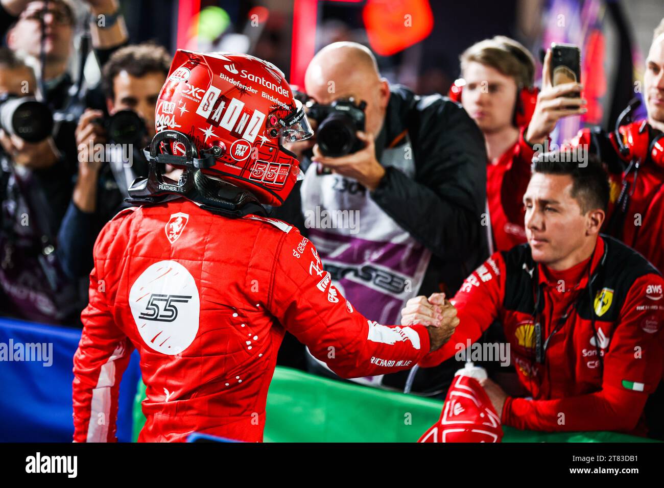 SAINZ Carlos (spa), Scuderia Ferrari SF-23, portrait during the 2023 Formula 1 Heineken Silver ...