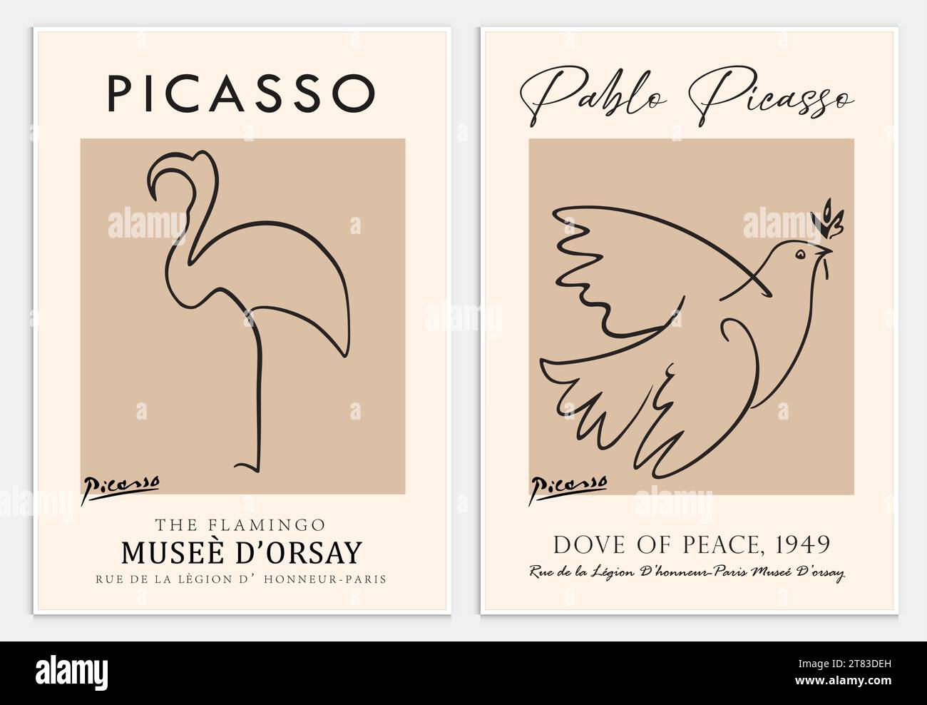 Contains Abstract Art Set In Picasso Style Modern Art Collection For Decoration Vector