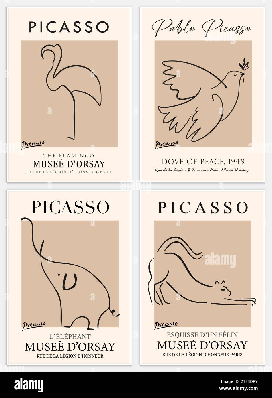 Picasso poster hi-res stock photography and images - Alamy