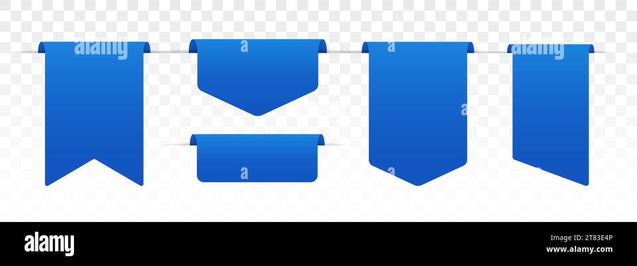 Blue tag banner label ribbon price bookmark note background discount ...