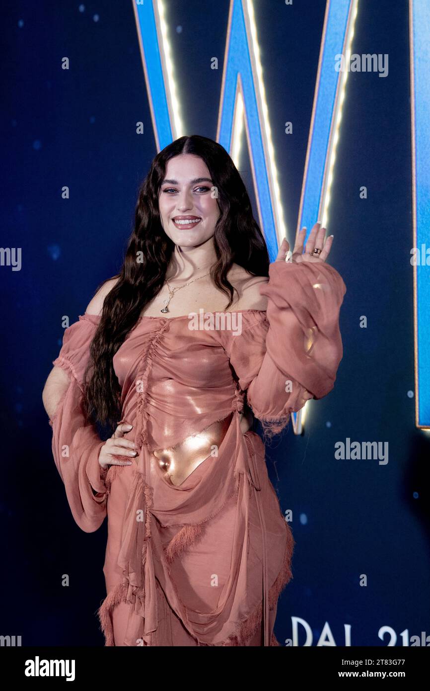 ROME, ITALY - NOVEMBER 17: Italian singer Gaia attends the Italian ...