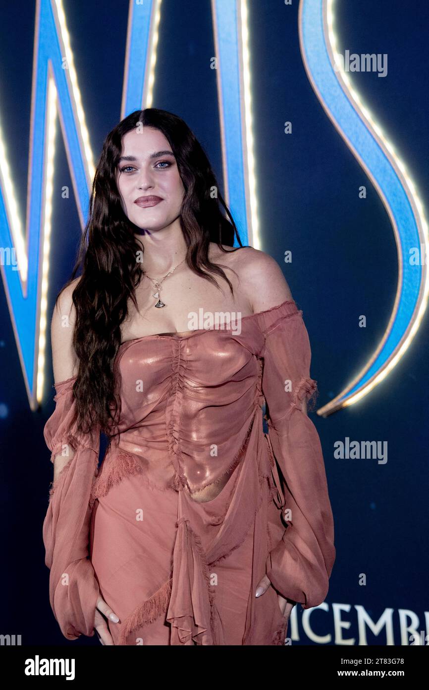 ROME, ITALY - NOVEMBER 17: Italian singer Gaia attends the Italian ...