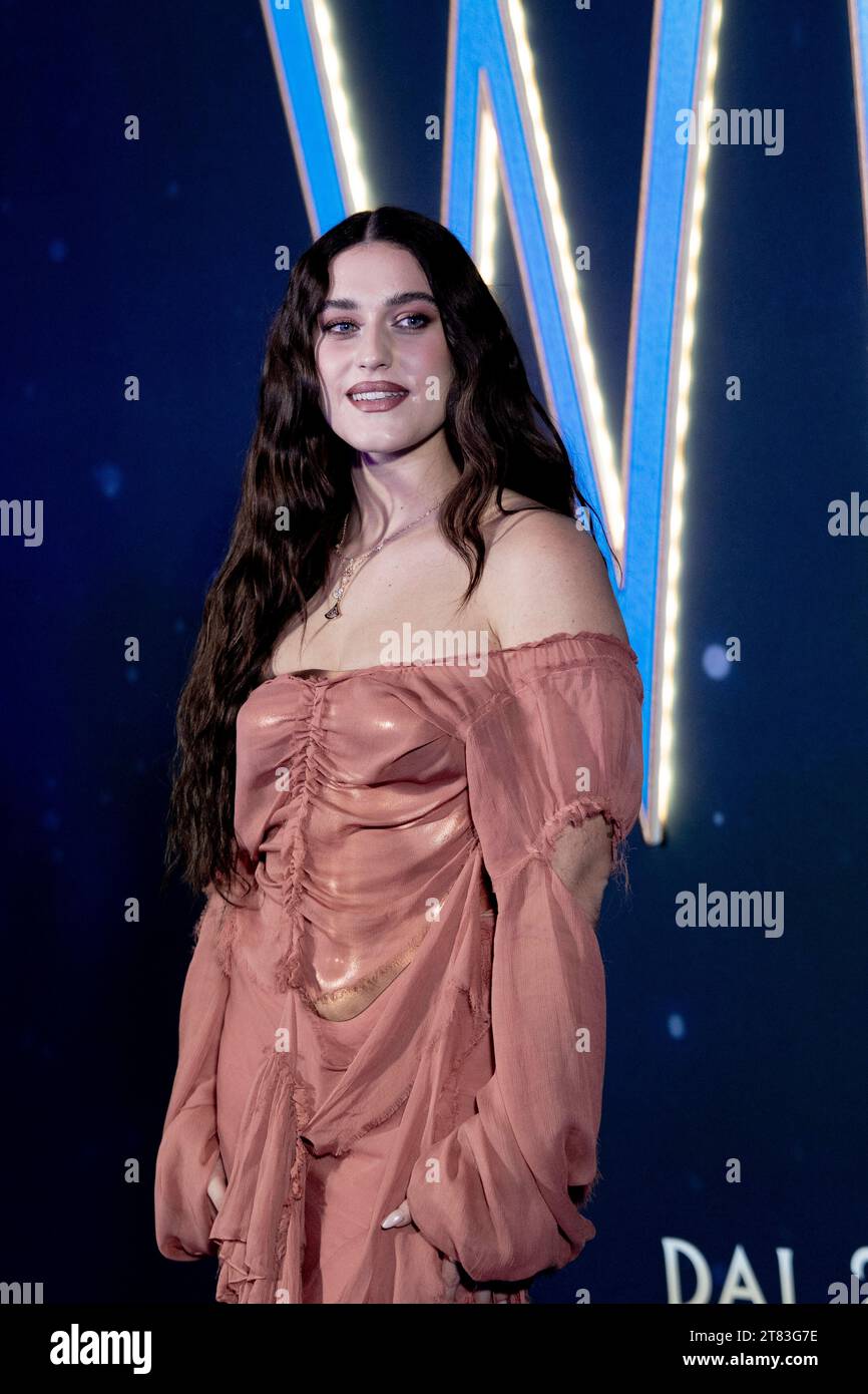 ROME, ITALY - NOVEMBER 17: Italian singer Gaia attends the Italian ...