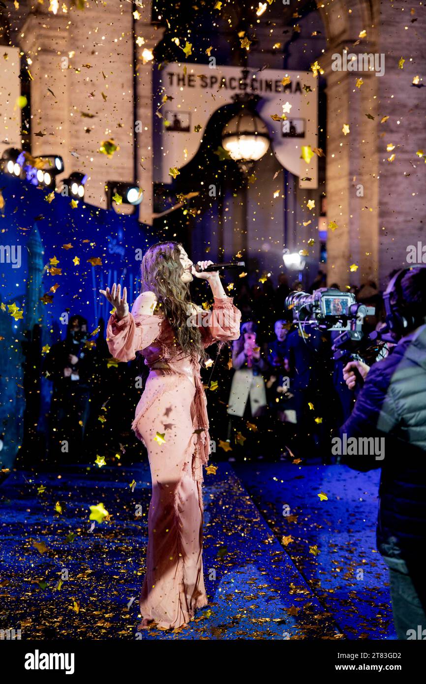 ROME, ITALY - NOVEMBER 17: Italian singer Gaia attends the Italian ...