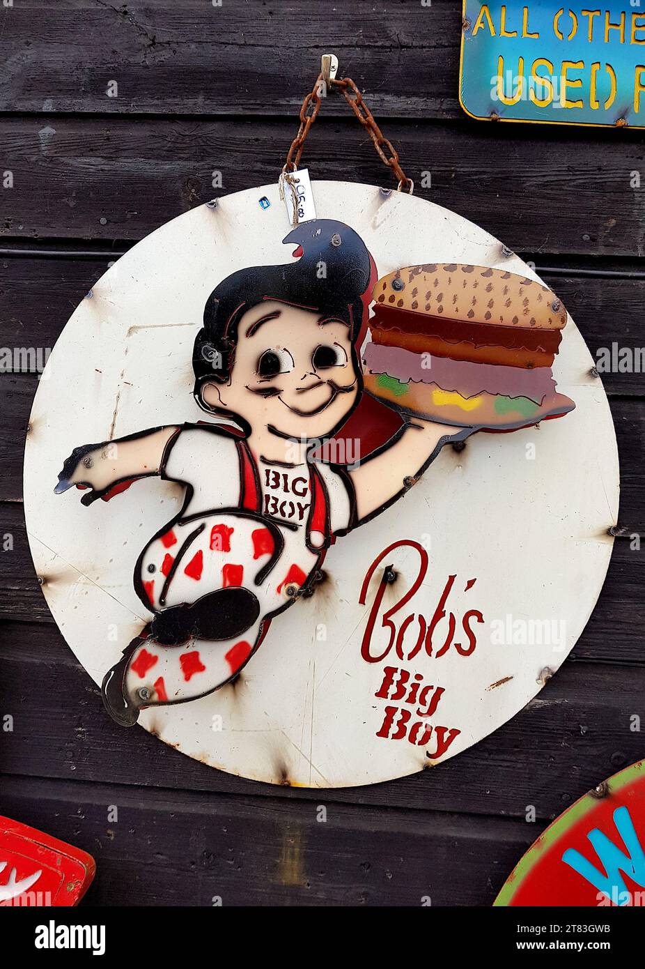 Close up of a vintage cafe sign Stock Photo - Alamy