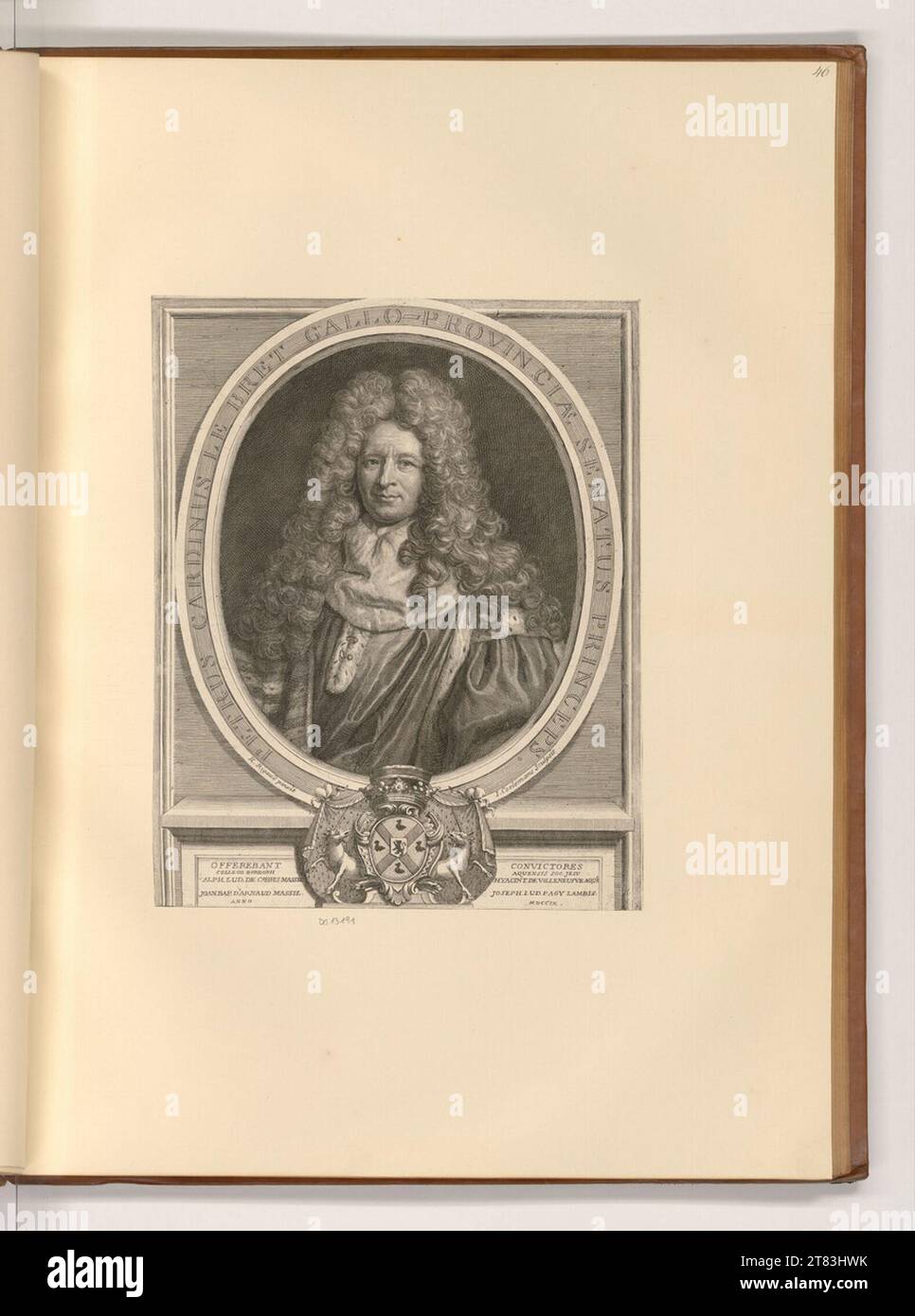 Jacob Coelemans (Engraver) PortRook Pierre-Cardin Lebbere. Copper ...