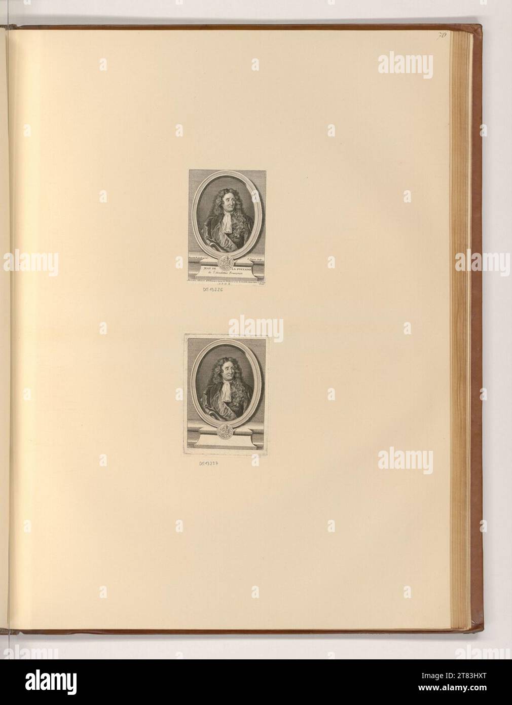 Pierre Dupin (Engraver) PortRäTIA LIKE THE LA FONTER. Copper engraving ...