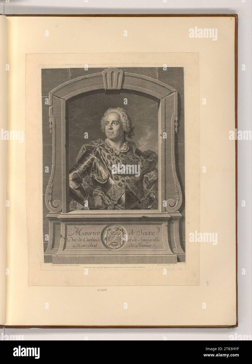 Johann Georg Wille (Engraver) Portrait Moritz of Saxony. Copper ... Johann Georg Wille (Engraver) Portrait Moritz of Saxony. Copper ...