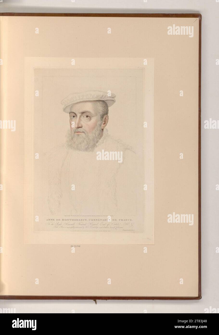 Thomas Ryder Junior (Engraver) Porträt Anne de Montmorency, constable ...