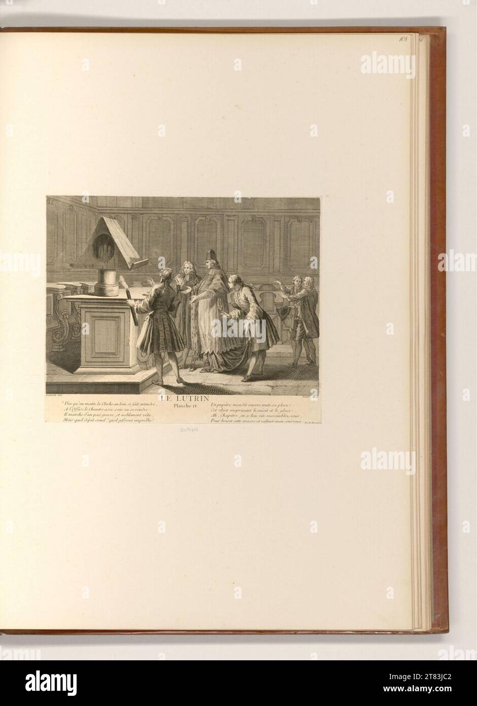 Claude Lucas Men in front of a desk. Copper engraving, etching 18 ...