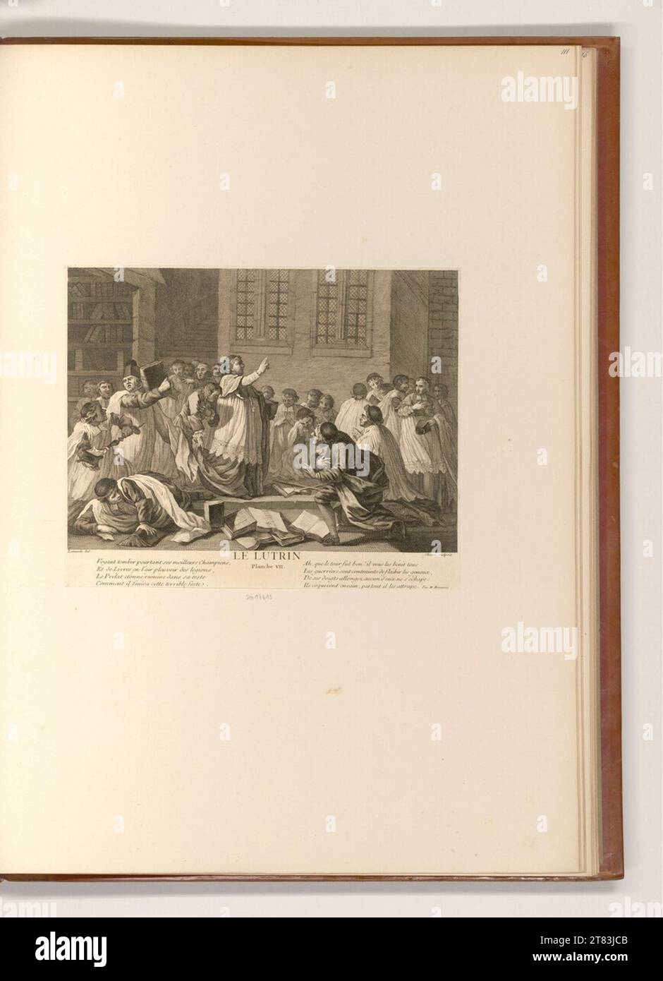 Pierre Chenu Triumph of a prelate. Copper engraving, etching 18 ...