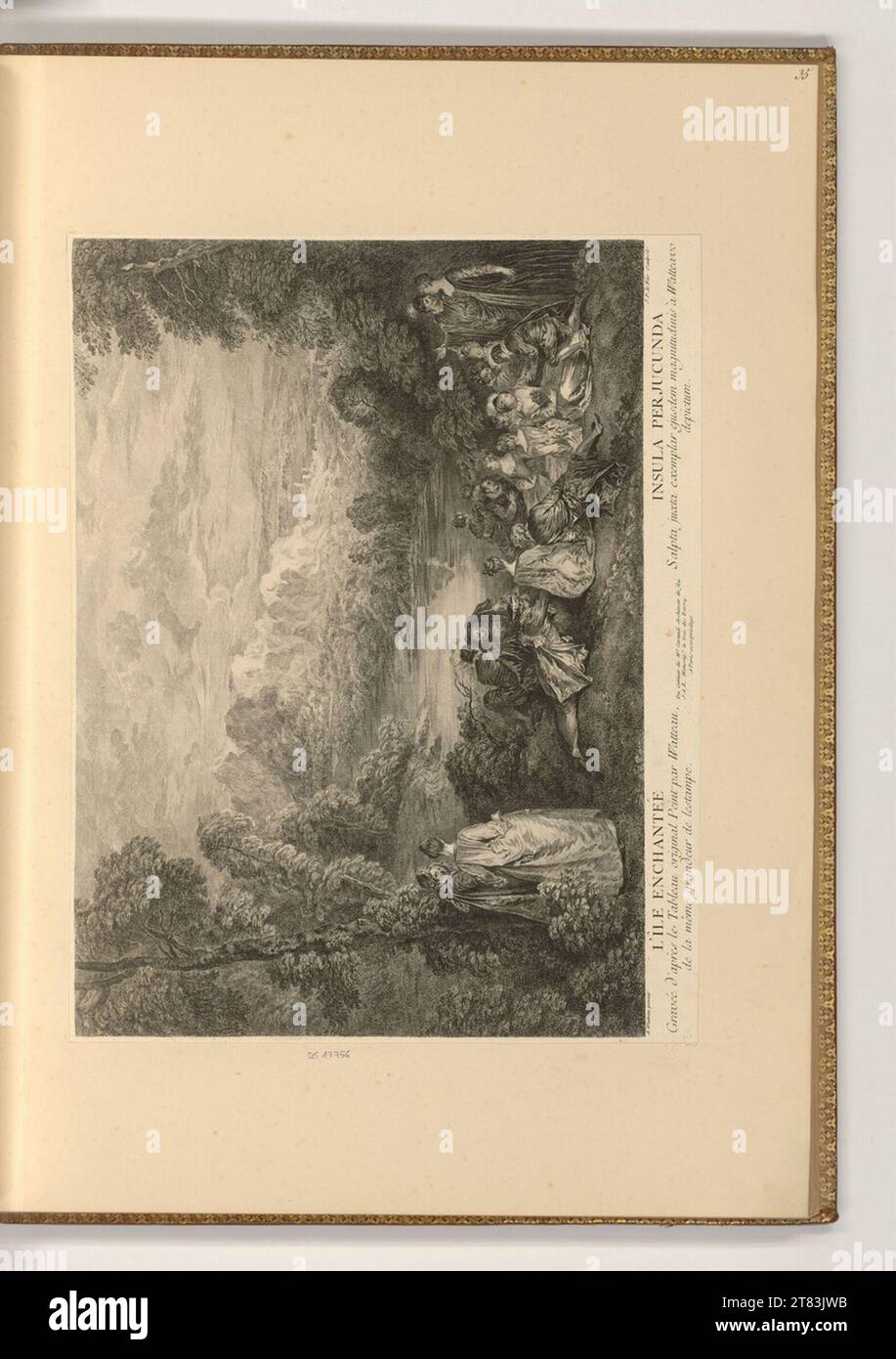 Jacques-Philippe Le Bas (Engraver) The Enchanted Island - Insula ...