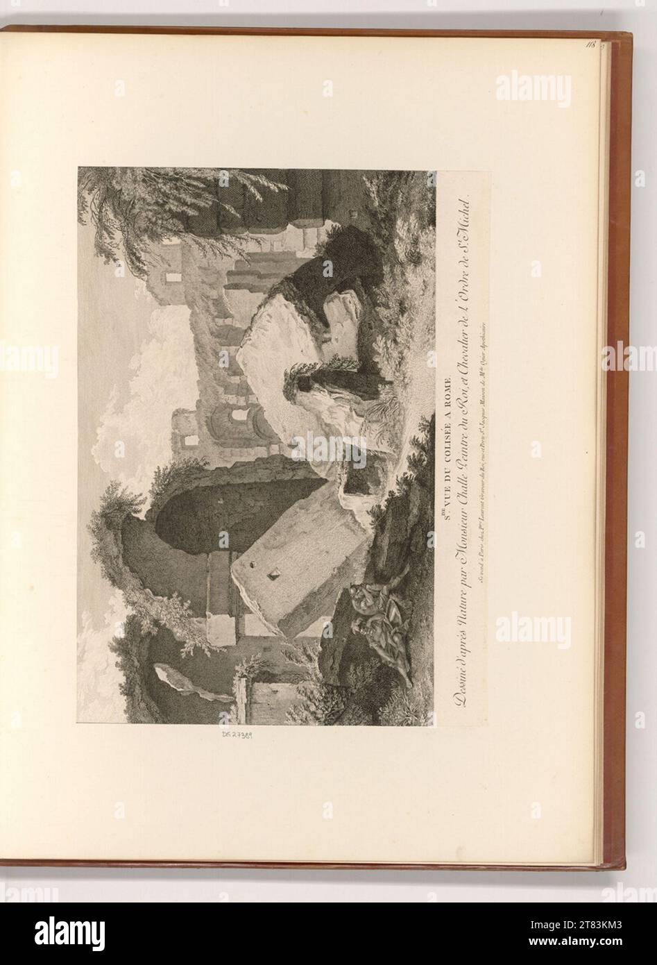 Pierre Laurent Ruins of the Colosseum in Rome. etching 1760-1809 , 1760 ...