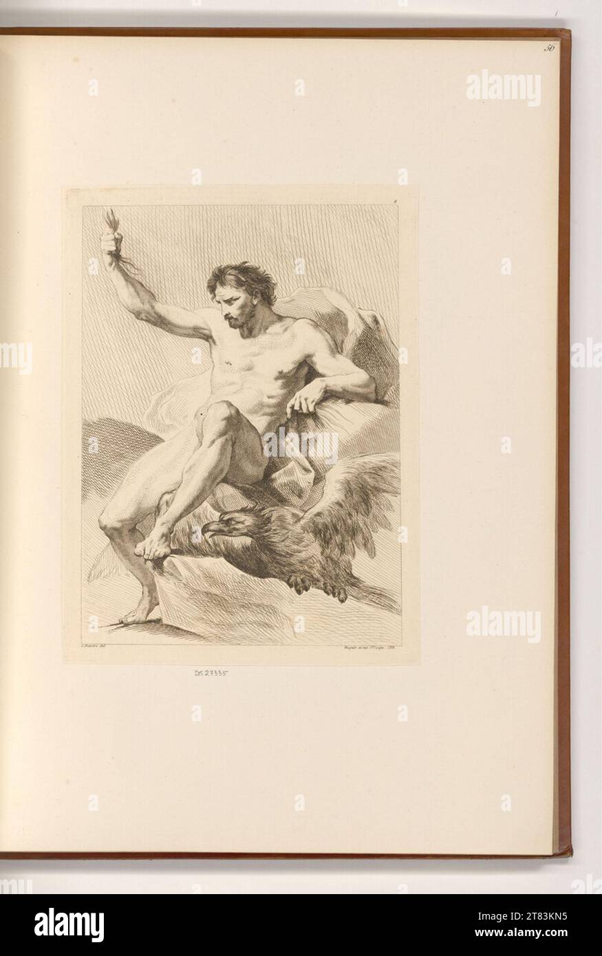 Jean Jacques Pasquier (Engraver) Men's act. etching 1745 , 1745 Stock Photo - Alamy