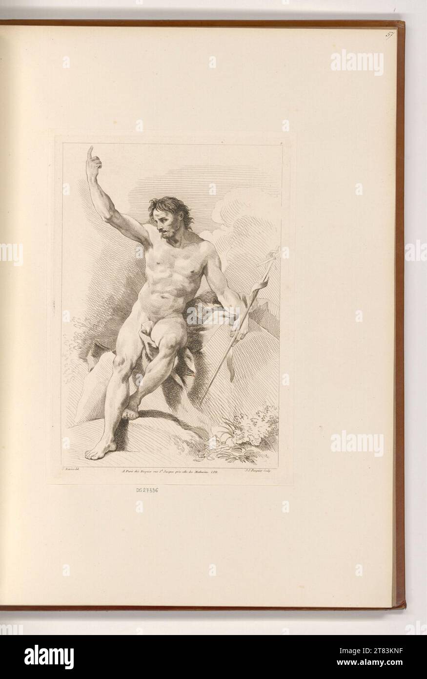 Jean Jacques Pasquier (Engraver) Men's act. etching 1745 , 1745 Stock Photo - Alamy