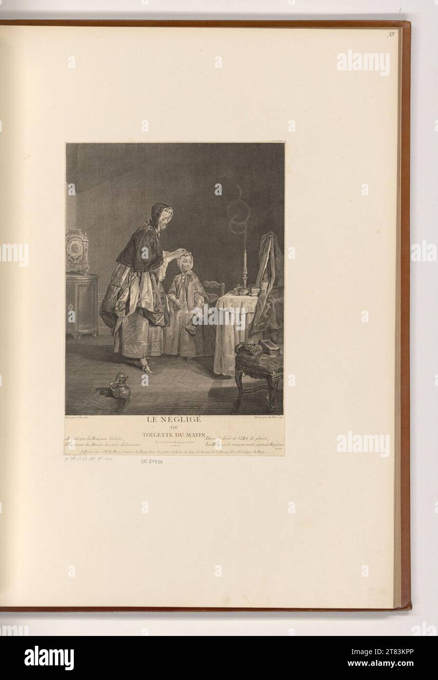 Jacques-Philippe Le Bas (Engraver) Negline it, or morning toilet ...