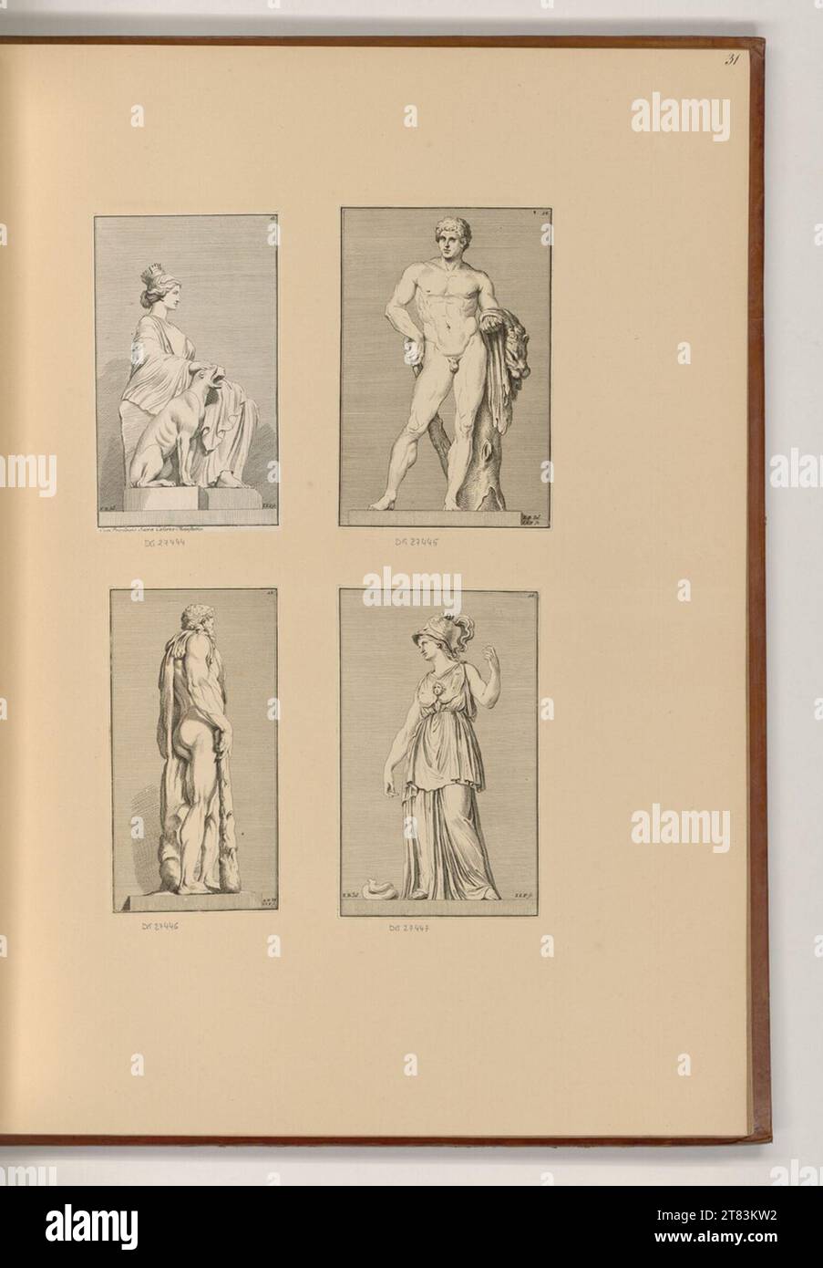 Georg Martin Preißler (Engraver) Ancient sculptures. etching 1732 , 1732 Stock Photo - Alamy