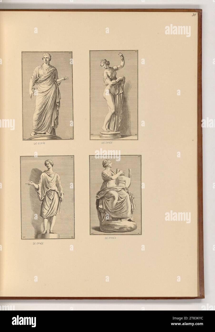 Georg Martin Preißler (Engraver) Ancient sculptures. etching 1732 ...