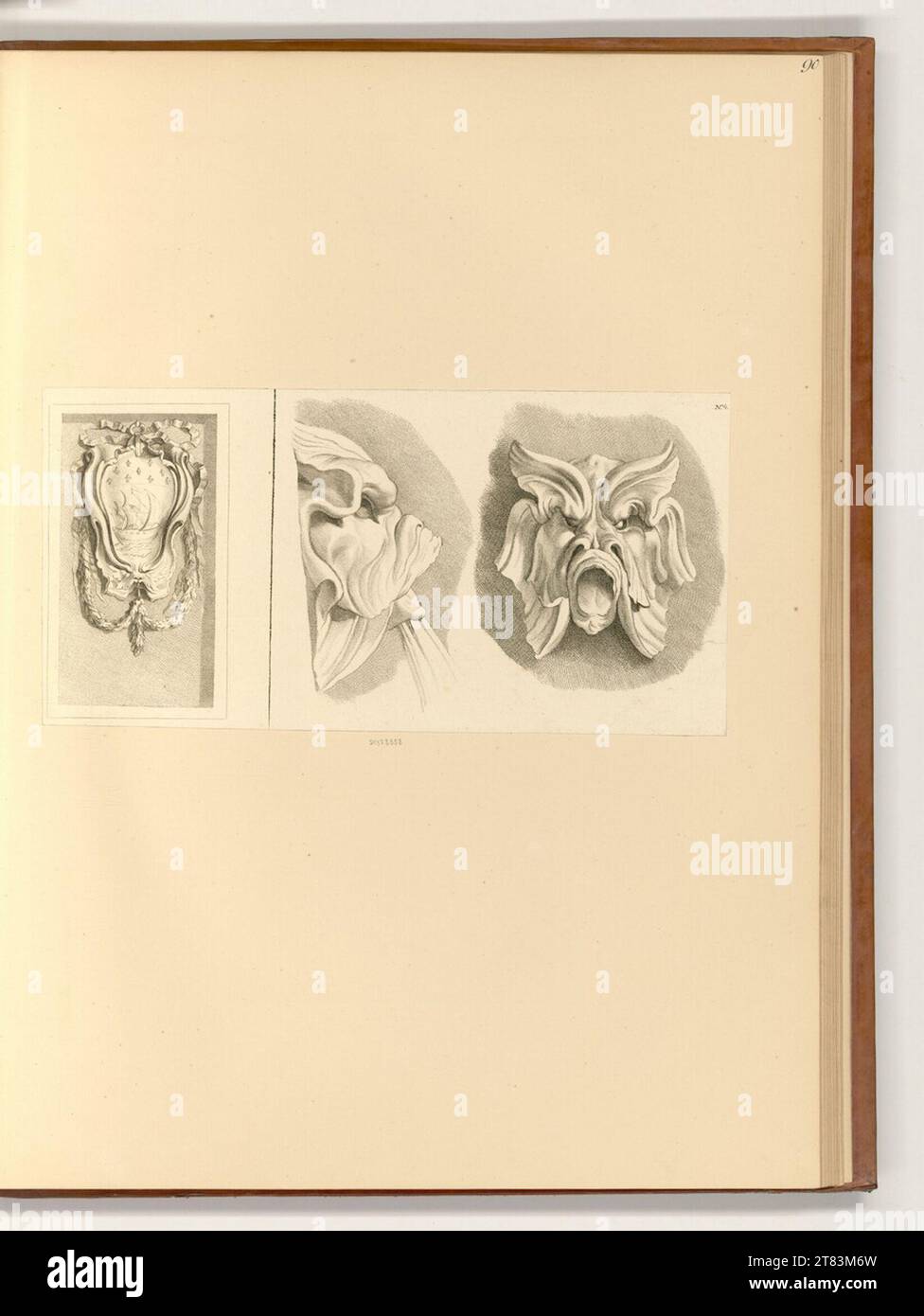 Edme Bouchardon City coat of arms Paris and Grotesker Brunnen run ...