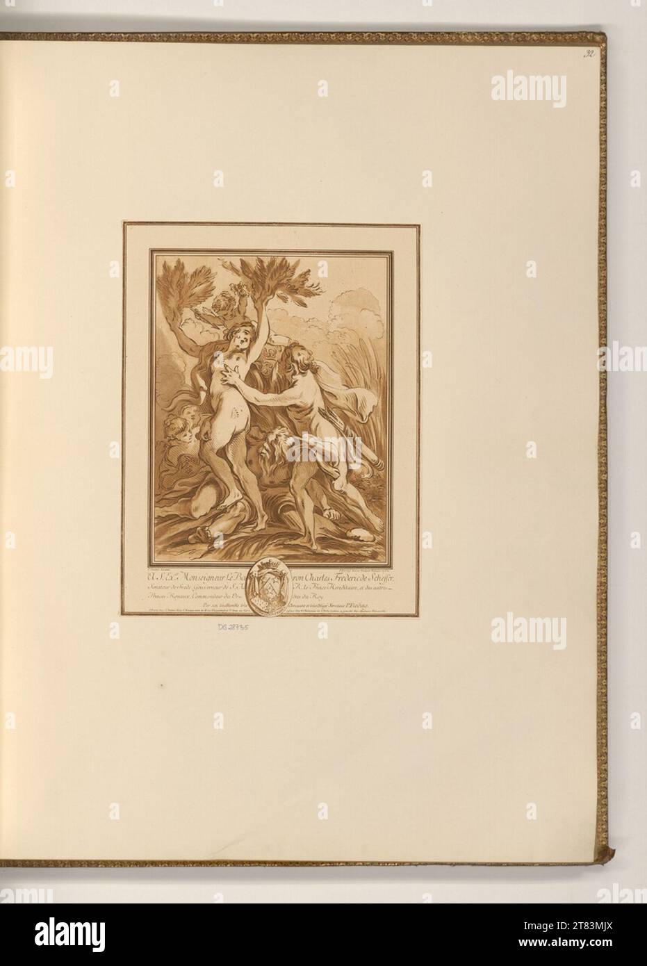 Peter Floding (Engraver) Apollo and Daphne. Aquatinta, etching 1762 ...