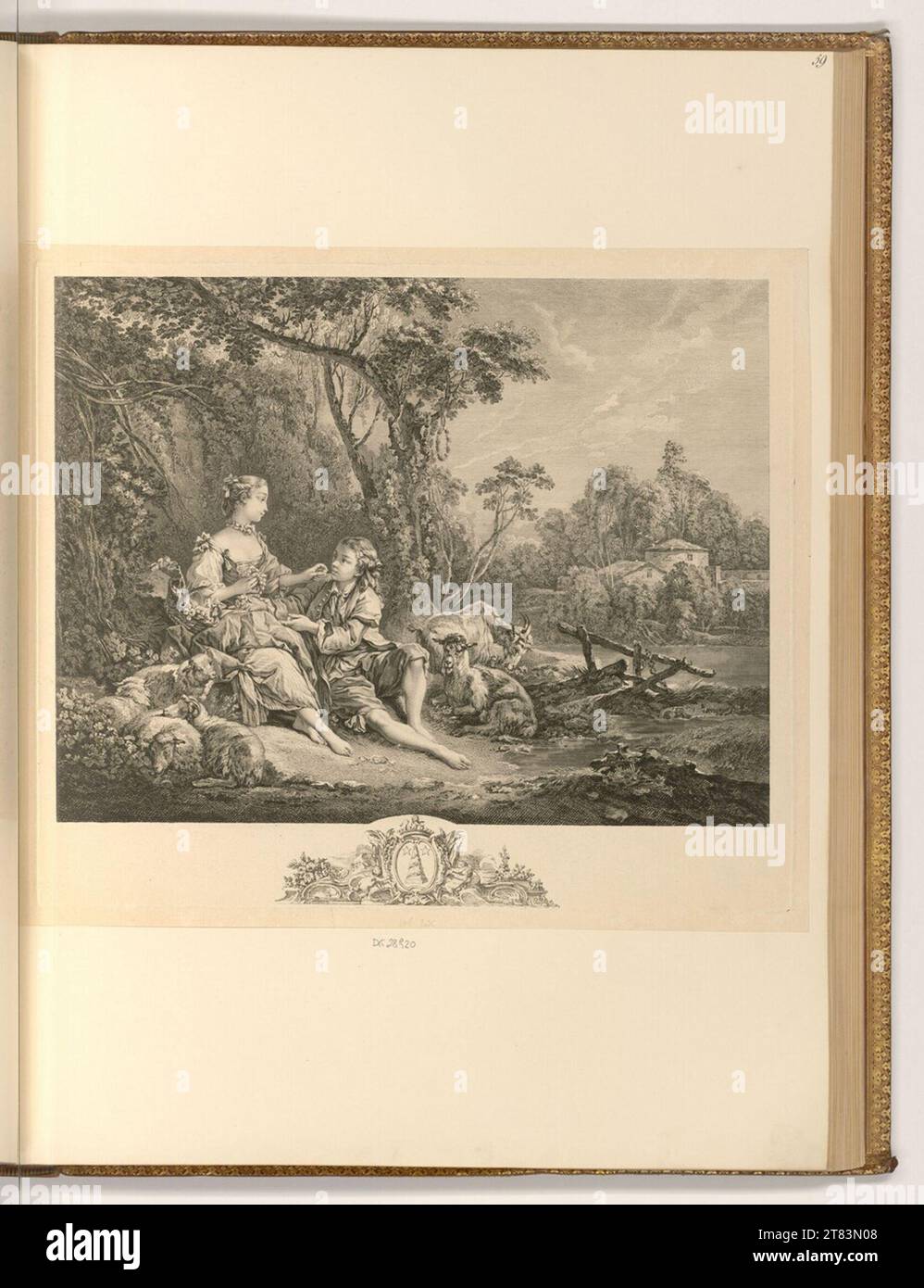 Jacques-Philippe Le Bas (Engraver) Do they think of the grapes?. Copper ...