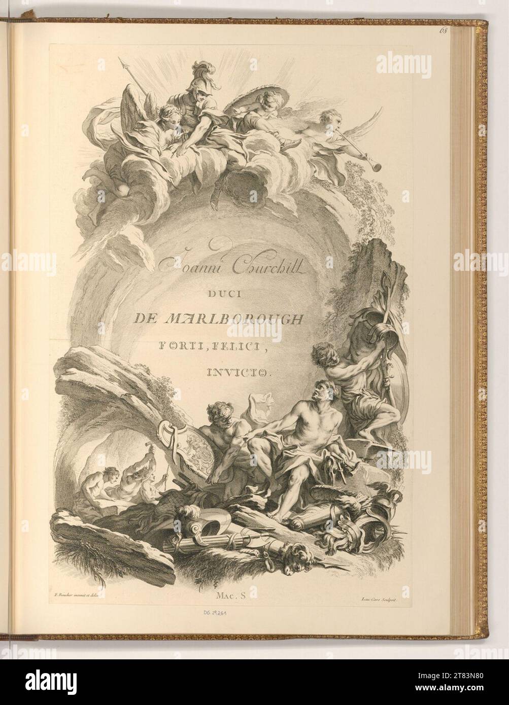 Laurent Cars (Engraver) John Churchll led the Marlborough mighty, happy ...