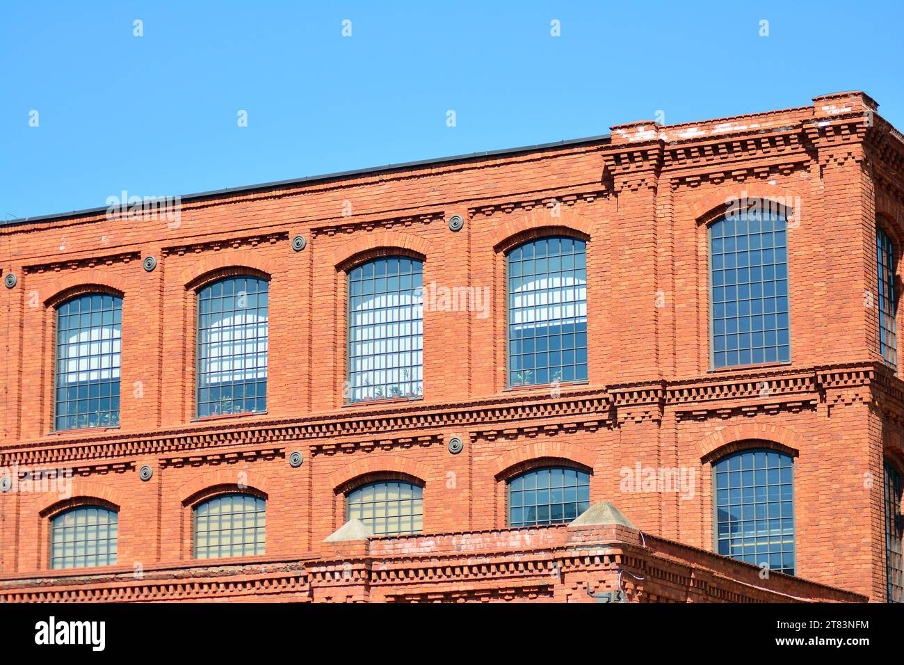 Revitalized red brick buildings Stock Photo - Alamy