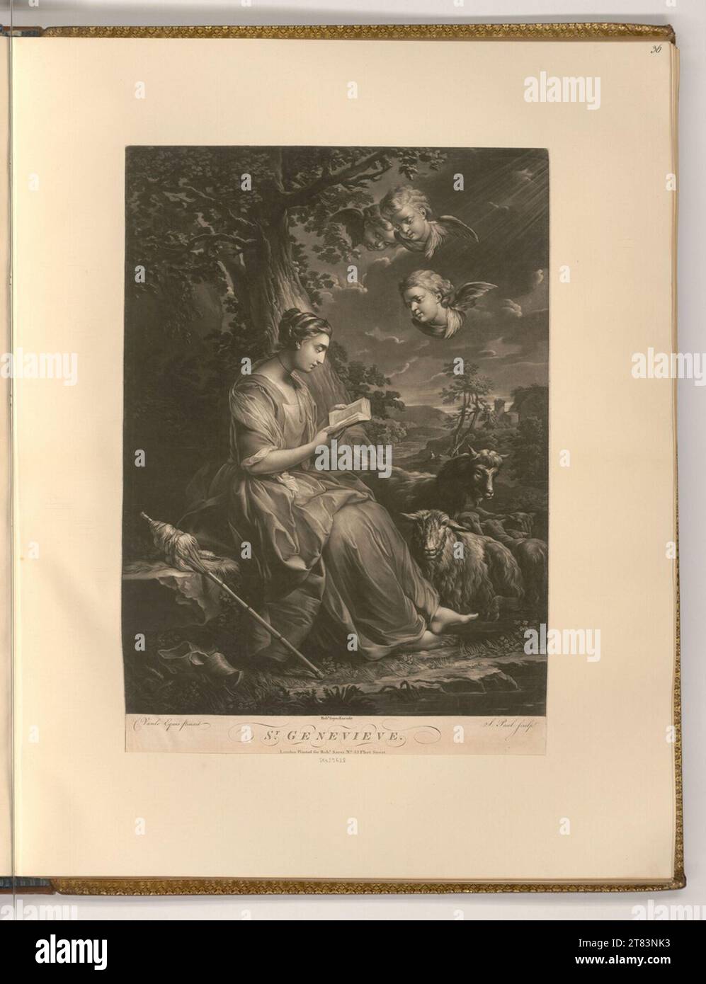 Samuel De Wilde (Engraver) St. Genevieve. Skiing 1770-1780 , 1770/1780 ...